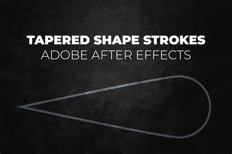 Tapered Shape Strokes in Adobe After Effects - Taylor Hieber - Video