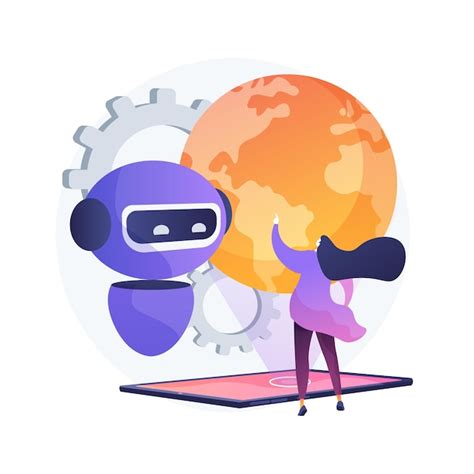 Free Vector Technological Singularity Abstract Concept Illustration