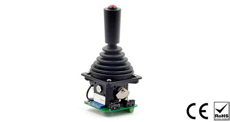 runntech 2 axis 4 20ma proportional industrial joystick for crane