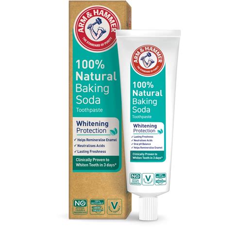 Паста за зъби Arm And Hammer Избелваща защита 100 натурална подложка сода 75 Ml Emag Bg