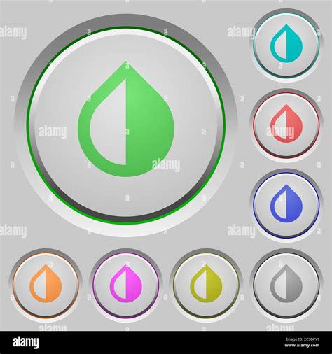 invert colors color icons on sunk push buttons stock vector image and art
