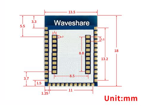 Buy Waveshare Core52840 Nrf52840 Bluetooth 50 Core Module Online In India At Hubtronics