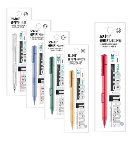 모나미 클리키 샤프 런칭 패키지 0 5mm 지우개 샤프심 증정 티몬