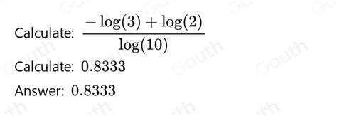 Solved Hallar Log 2 3 De Los 5 6 De 10 [algebra]