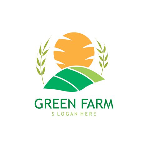Farm Business Farmland Crop Field And Warehouse Business Template