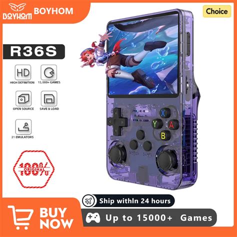 retro handheld video game console open source r36s sistema linux 3