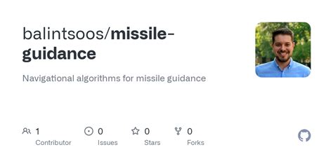 Github Balintsoosmissile Guidance Navigational Algorithms For