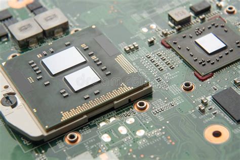 Installing A Processor In A Laptop During Service Stock Photo Image Of Science Electricity