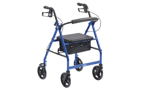 4 Wheel Aluminium Walker Walking Aids And Rollators Ableworld Walkers
