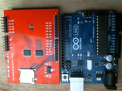 Arduino UNO And ITDB Touch Screen Displays Arduino Forum