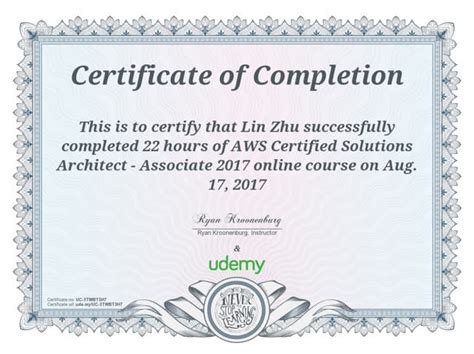 Aws Certified Solutions Architect Associate Udemy Ppt