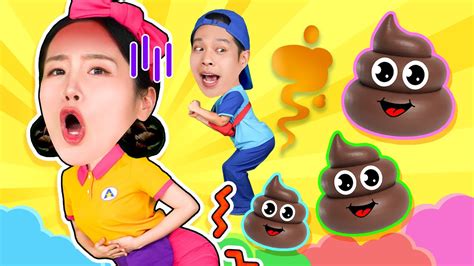 똥 나온다 💩💨 무슨 똥이 나올까 뿌직 응가송 아뜨와 아차 Youtube