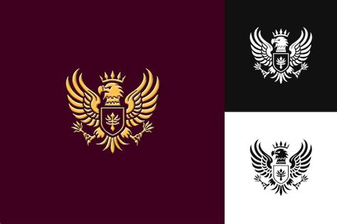 The Emblems Of The Eagle Are From The Symbol Of The Symbol Premium Ai