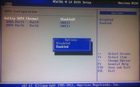Server Bios SATA Configuration CCBoot Manual
