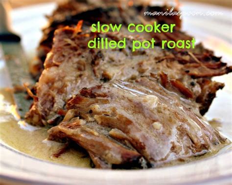 Super Tasty Dilled Pot Roast