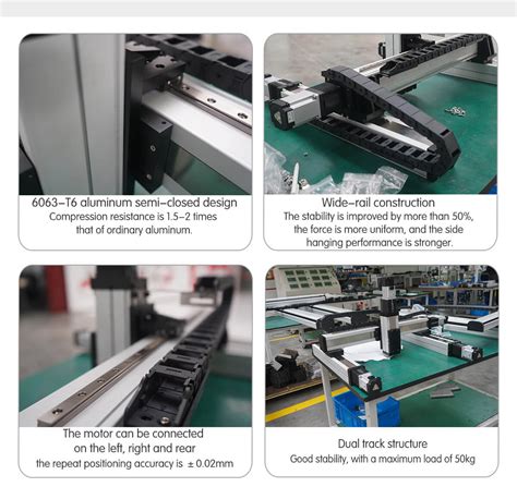 Cartesian Robot Linear Motion Multi Axis Positioning Xyz Stage Gantry System Fuyu Technology