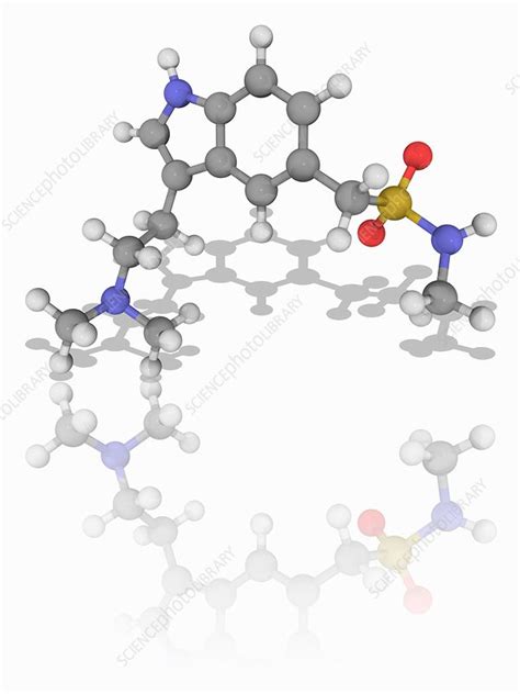 Sumatriptan Drug Molecule Stock Image F0170052 Science Photo Library