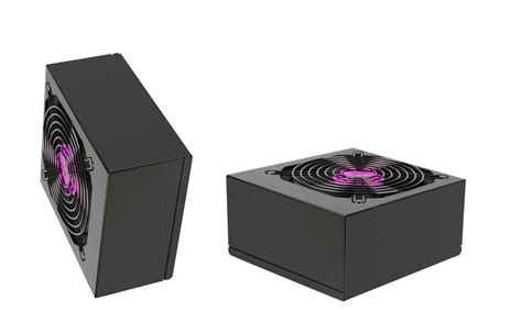 Premium Photo Computer Power Supply Unit Isolated On White Background