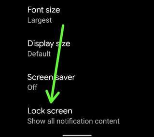 How To Change Lock Screen Notifications Pixel A