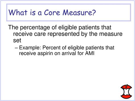 Ppt Core Measures Powerpoint Presentation Free Download Id3816689