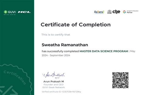 Datascience Machinelearning Python Sql Guvi Careergrowth Opentowork… Sweatha Swami