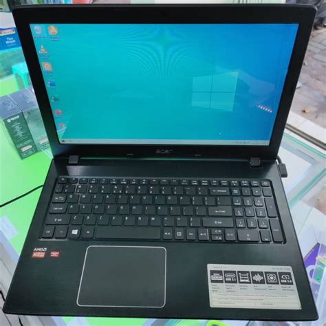 Jual Laptop Acer Aspire E5 553G AMD A12 DDR4 8GB SSD 256GB 15 6inch Slim Notebook Bekas Second