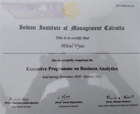 Mitul Vyas On Linkedin Businessanalytics Iimcalcutta Dataanalytics Analytics 48 Comments