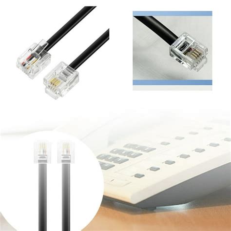 For Effortless Connectivity Flat Telephone Rj11 For Easy Landline