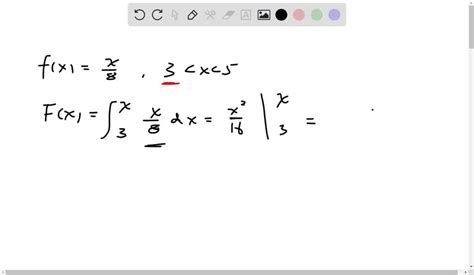 Solved Determine The Cumulative Distribution Function For The