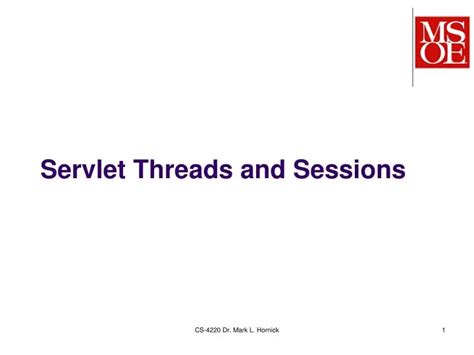 ppt handling thread execution in servlets ramifications approaches