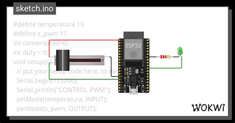 Control De Temperatura Pwm Wokwi Esp32 Stm32 Arduino Simulator