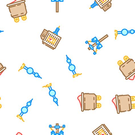 Engineer Worker Industry Vector Seamless Pattern 32831203 Vector Art At Vecteezy