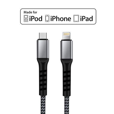 Mfi Certified Lightning Kabel USB Type C Data C94 8pin Fast Charge ...