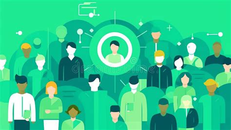 Generative Ai Business Recruitment Concept With Stock Illustration Illustration Of Group