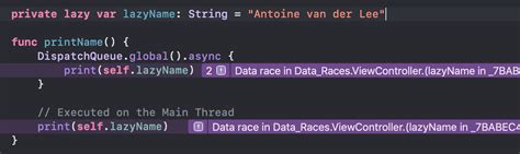 thread sanitizer explained data races in swift swiftlee