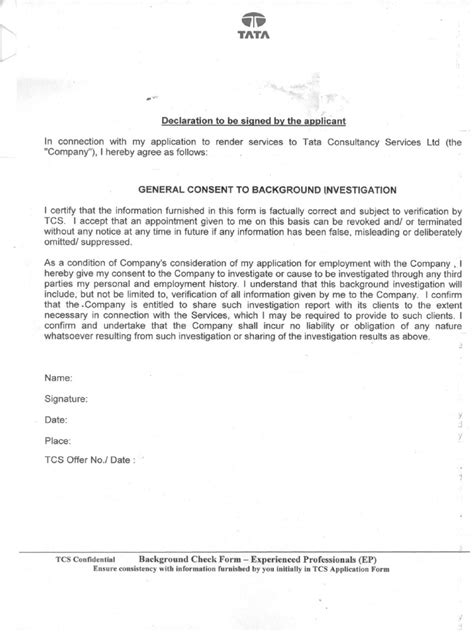 Ep Declaration Form Pdf