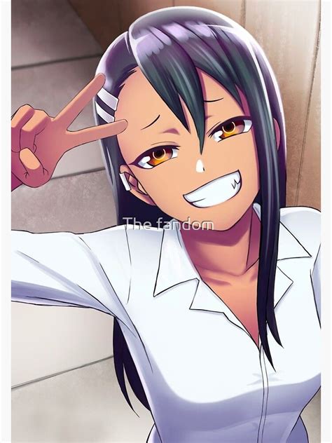 Nagatoro From The Anime Please Dont Bully Me Nagatoro San Poster By