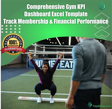 comprehensive gym kpi dashboard excel template track membership