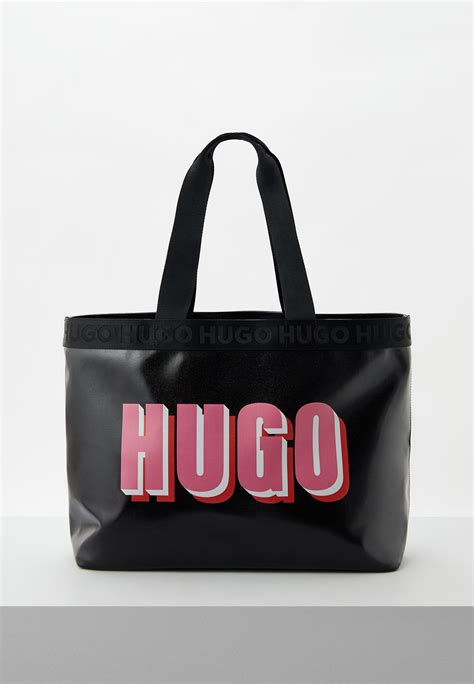 Сумка Hugo, цвет: черный, RTLADF129801 — купить в интернет-магазине Lamoda