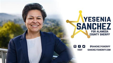Yesenia Sanchez For Alameda County Sheriff 2022 Youtube