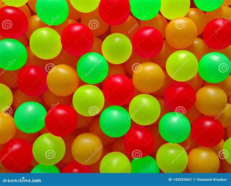 Ping Pong Balls Background Colorful Stock Image Image Of Closeup