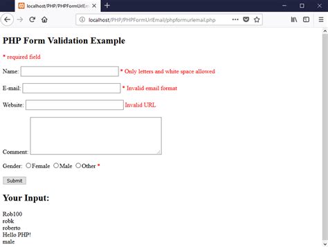 Php Form Urlemail Robert Karamagi