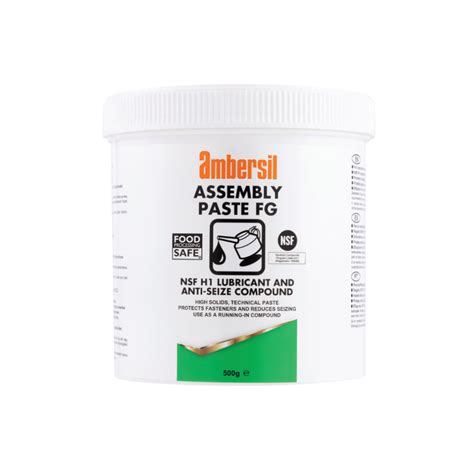 Ambersil Food Grade Assembly Grease 500g Tub Hls Ambersil Food Grade Assembly Grease 500g Tub Hls