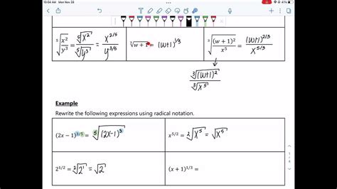 3 4 3 Expanding Logarithms And Review Of Rational Exponents Youtube