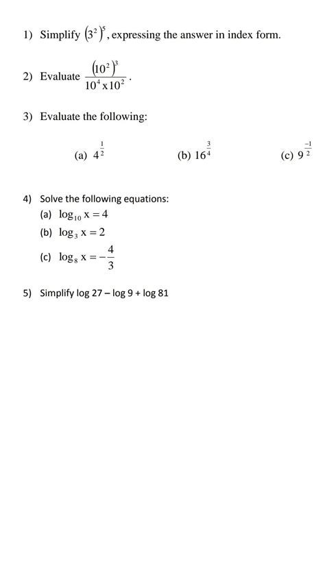 Solved Simplify Expressing The Answer In Index Chegg Com