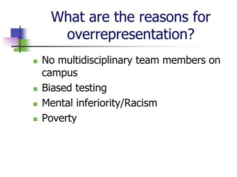 Ppt The Overrepresentation Of African American Males In Special Education In The Southern
