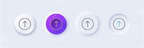 swipe up button line icon scrolling arrow sign landing page scroll