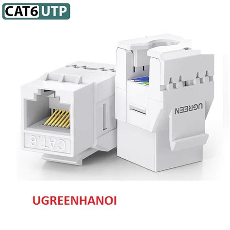 Đại Lý Phân Phối Nhân ổ Cắm Mạng Ugreen Cat6 Dùng Cho Patch Panel Nw186