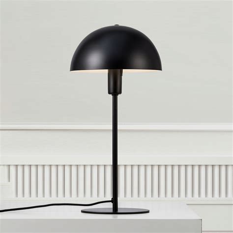 Ellen 20 Table Lamp Black Metal E14 Socket Lights Ie