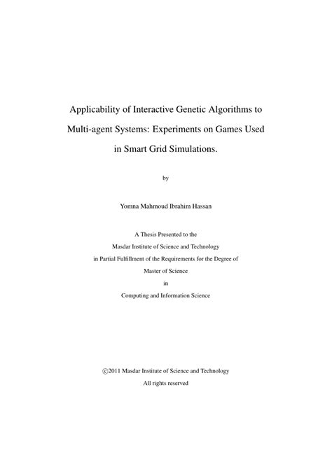 Pdf Applicability Of Interactive Genetic Algorithms To Multi Agent Systems Experiments On